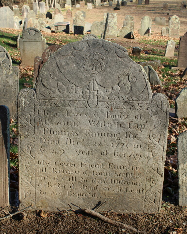 Anne Emming (1771) – Gravestones of New England
